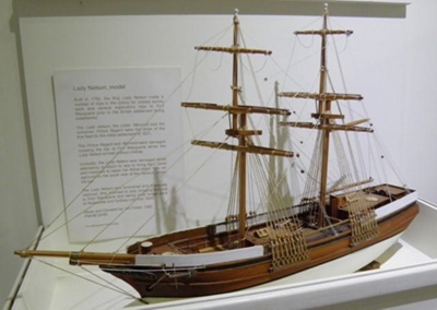 Model, HMS Lady Nelson; Ian Finkel; 1985; 24.85 | eHive