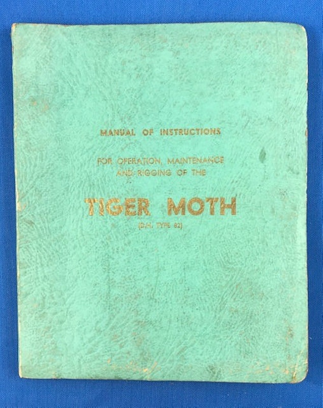 Manual- Maintenance and Rigging of the Tiger Moth; The De Havilland ...