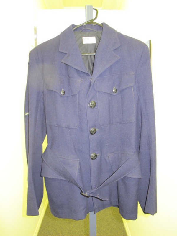 RAAF Navy Jacket, 1944, D. Smith 66128, RAAF Crest Buttons; TAM2013.143 ...