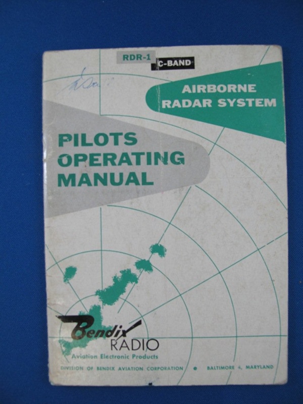 Pilots operating Manual Airborne Radar System; Bendix Aviation ...