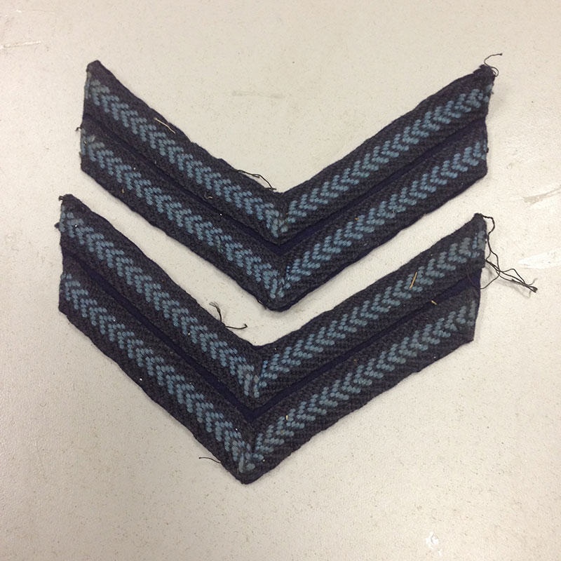 Pair of Corporal Stripes - Frederick Henry Walker, RAAF 3385; TAM2015 ...