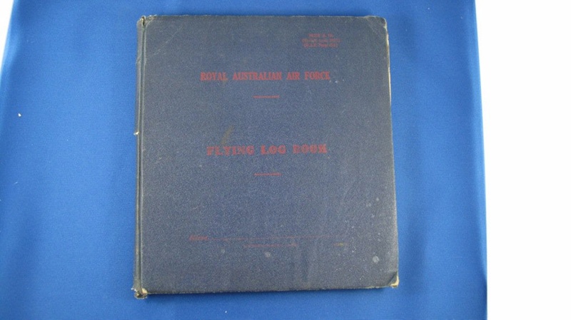 R.A.A.F. Flying Log Book - W.J. Bottrell; R.A.A.F.; 1943; TAM2012.102 ...