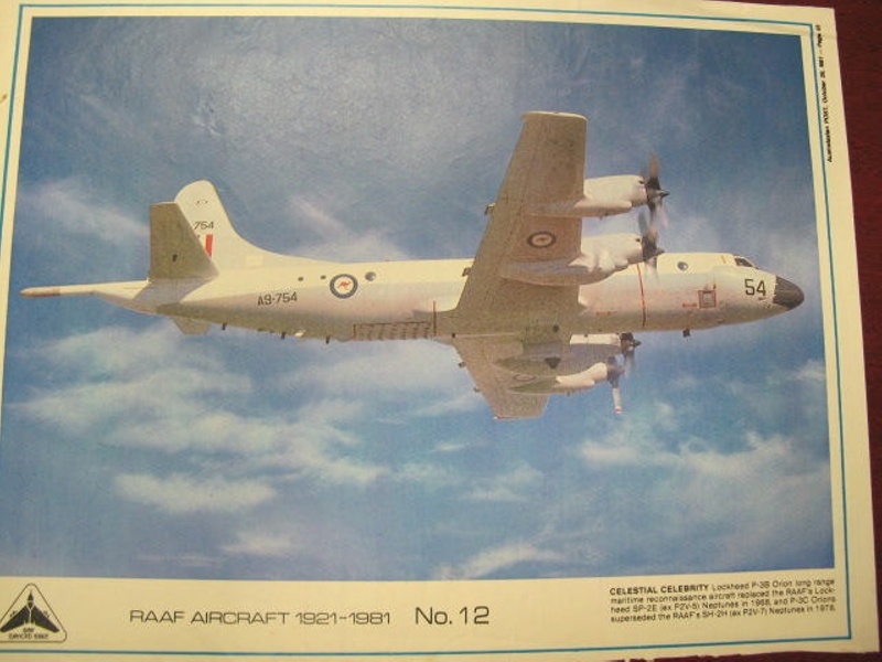 Newspaper clipping photograph of RAAF Lockheed Orion.; TAM2012.1097 | eHive