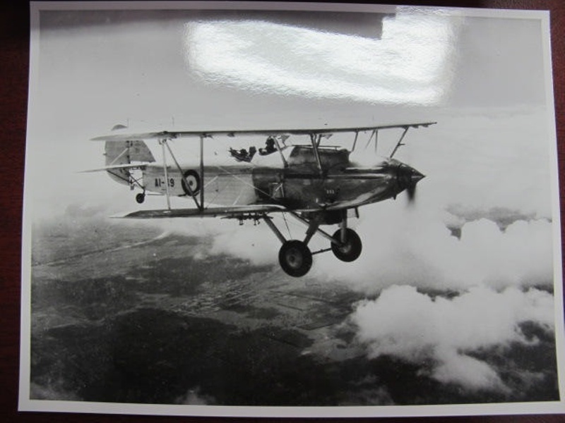 RAAF de Havilland DH-9a A1-19 flying above the clouds; TAM2012.1445 | eHive