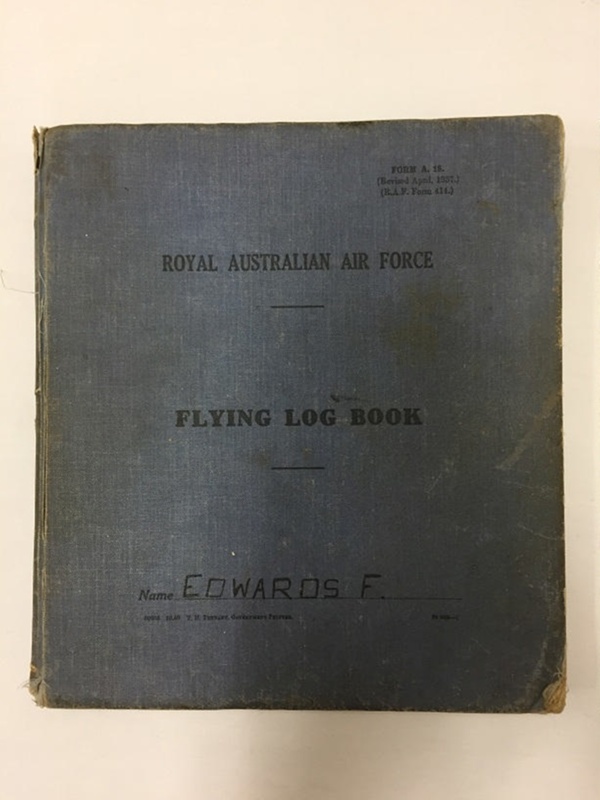 R.A.A.F. Flying Logbook - Frederick Edward Fitzgerald Edwards, 420460 ...