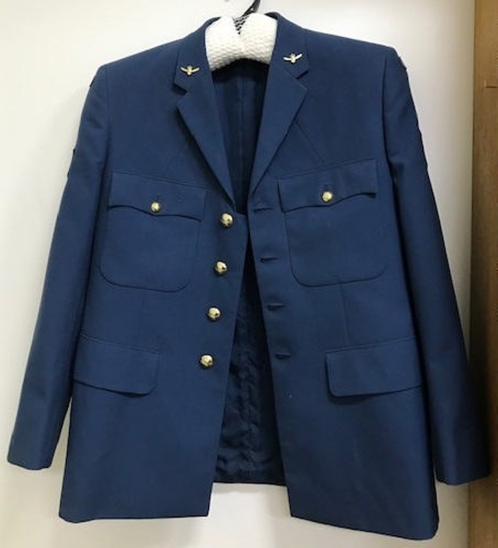 RAAF Dress Uniform Jacket, Tie, Trousers, Collar badge and buttons ...