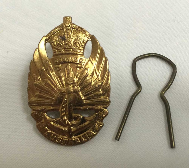 Badge - General Service Badge WWII; AMOR SYDNEY; 1948; TAM2016.157 | eHive