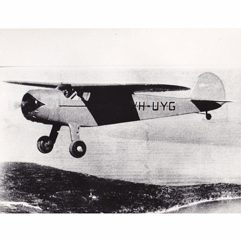 B&W Photograph Cessna C34 Airmaster RAAF A40 VH-UYG; TAM2015.88 | eHive