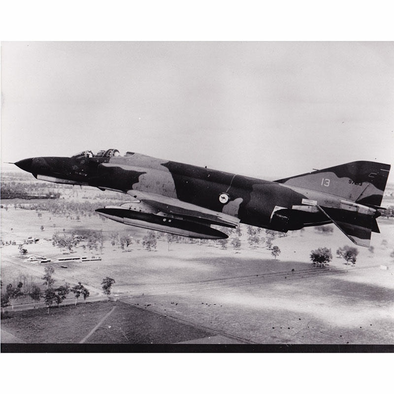 B&W Photograph RAAF A69-313 McDonnell Douglas F-4E Phantom ; TAM2015.39 ...
