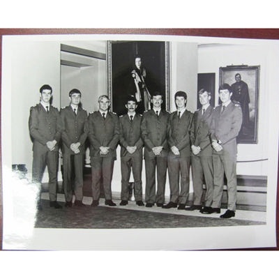 Eight Flight Lieutenants in RAAF Point Cook Officers Mess; TAM2012.1337 ...