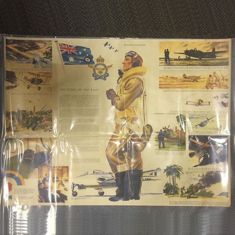 Poster: The Story of the R.A.A.F.; TAM2016.21 | eHive