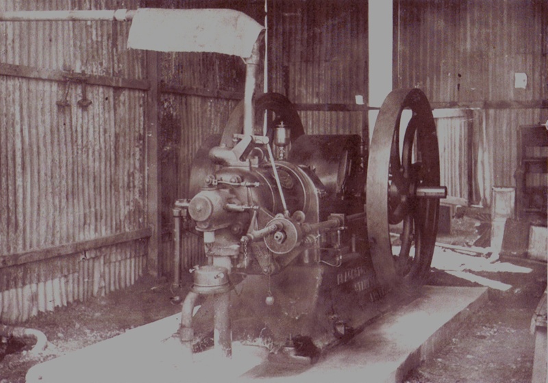 Blackstone motor at Barenya Station, 1916; Ingoldby, James; 1916; 2013 ...