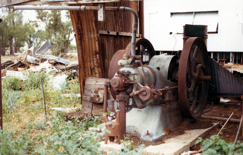 Blackstone motor at Barenya Station, 1980s; Unidentified; 1980s; 2013 ...
