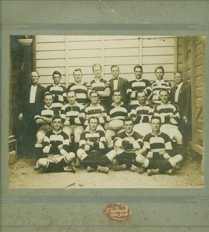 Hughenden Football Team, 1923; T. Nightingale; 1923; 2012-205 | eHive