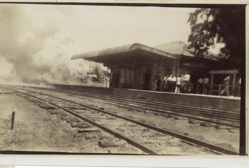 Railway station, Hughenden, 1920s?; Unidentified; 2011-101 | eHive