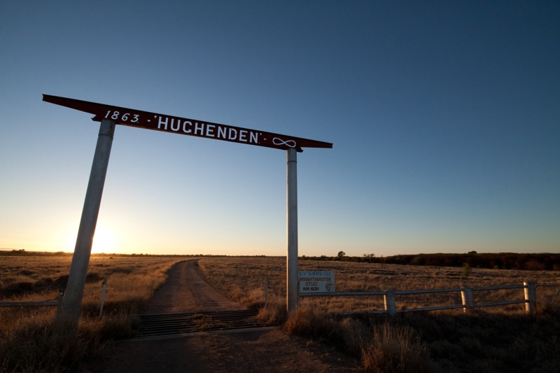 Sign and grid at Hughenden Station, 2011; Ems Design; 2011; 2013-58 | eHive