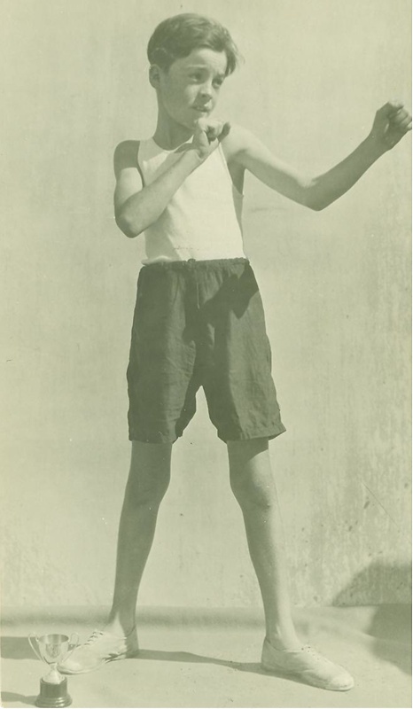 Portrait of a boxer, Hughenden 1930s; Unidentified; 1930s; 2012-192 | eHive
