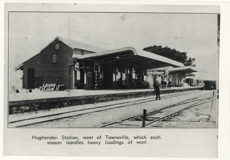 Railway station and refreshment rooms, Hughenden, 1930s; Unidentified ...