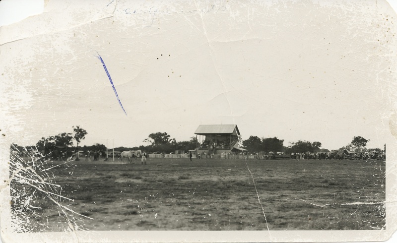 Large group of people at the Hughenden Showgrounds, 1930s; Unidentified ...