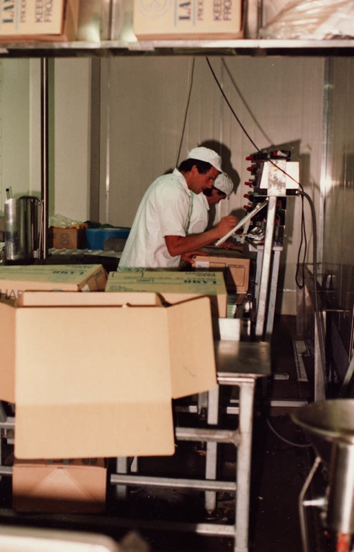 Photograph [Lamb Boning Room, Mataura Freezing Works]; Green,Trevor; 14 ...
