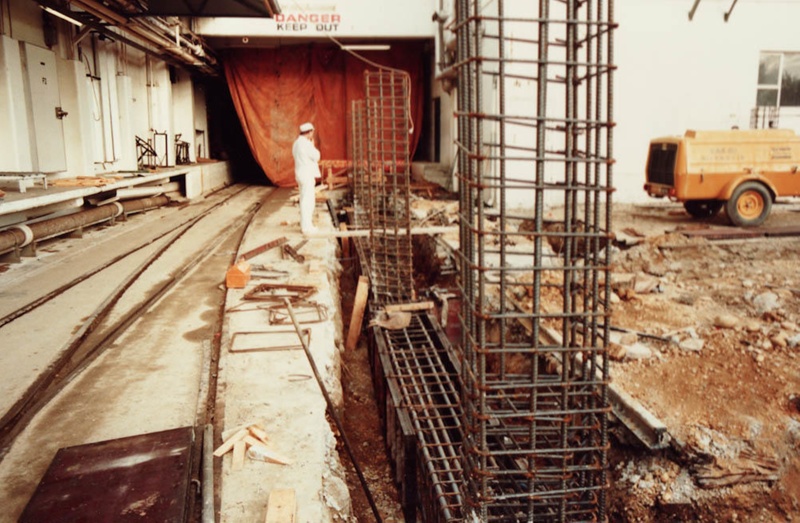 Photograph [Building Expansion, Mataura Freezing Works]; Green,Trevor ...
