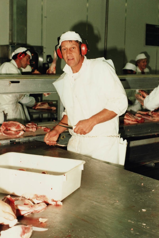 Photograph [Lamb Boning Room, Mataura Freezing Works]; Green,Trevor; 25 ...