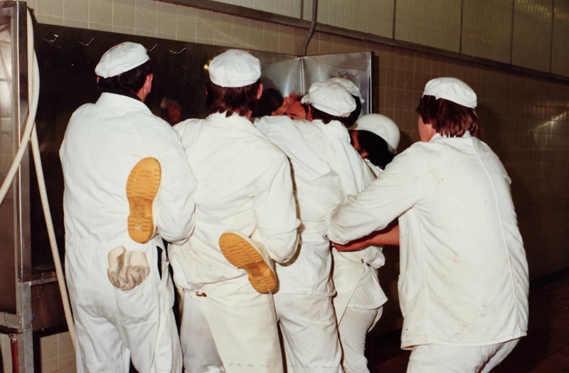 Photograph [Beef Boning Room, Mataura Freezing Works]; Green,Trevor; 26 ...
