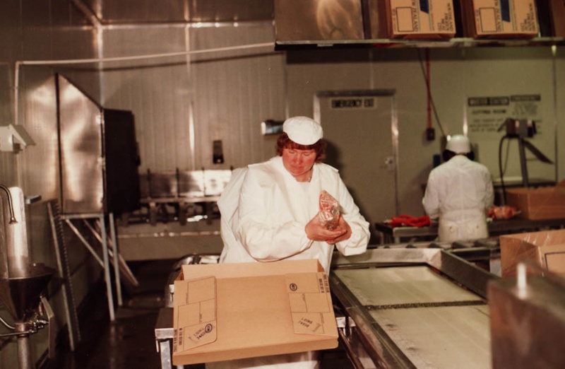 Photograph [Lamb Boning Room, Mataura Freezing Works]; Green,Trevor; 12 ...