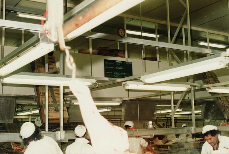 Photograph [Beef Boning Room, Mataura Freezing Works]; Green,Trevor; 08 ...