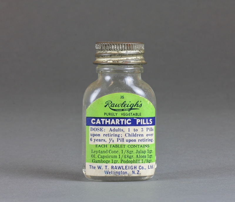 Bottle; Rawleigh's Cathartic Pills; Rawleigh, W. T. Co. Ltd.; 1930-1980 ...