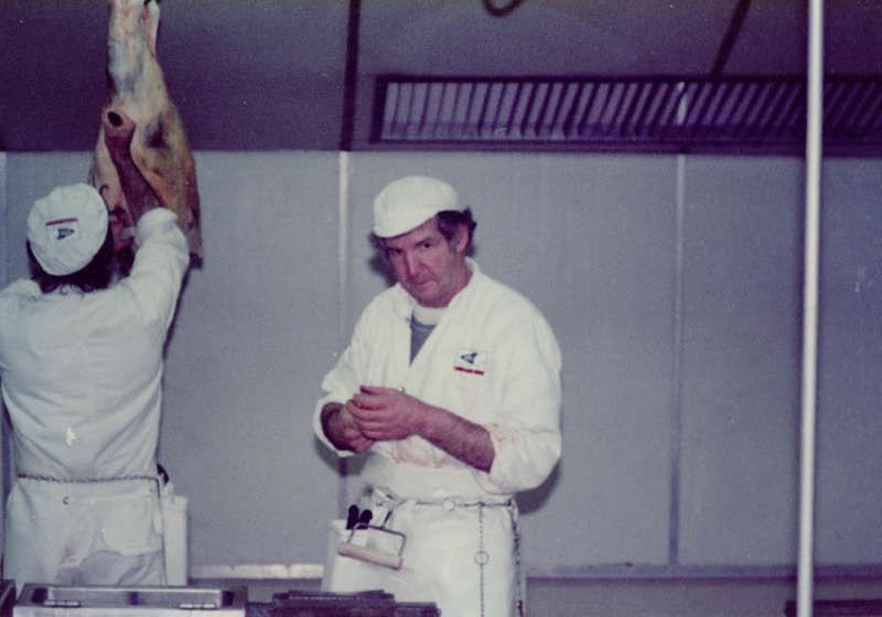 Photograph [Beef Boning Room, Mataura Freezing Works]; Green,Trevor; 25 ...