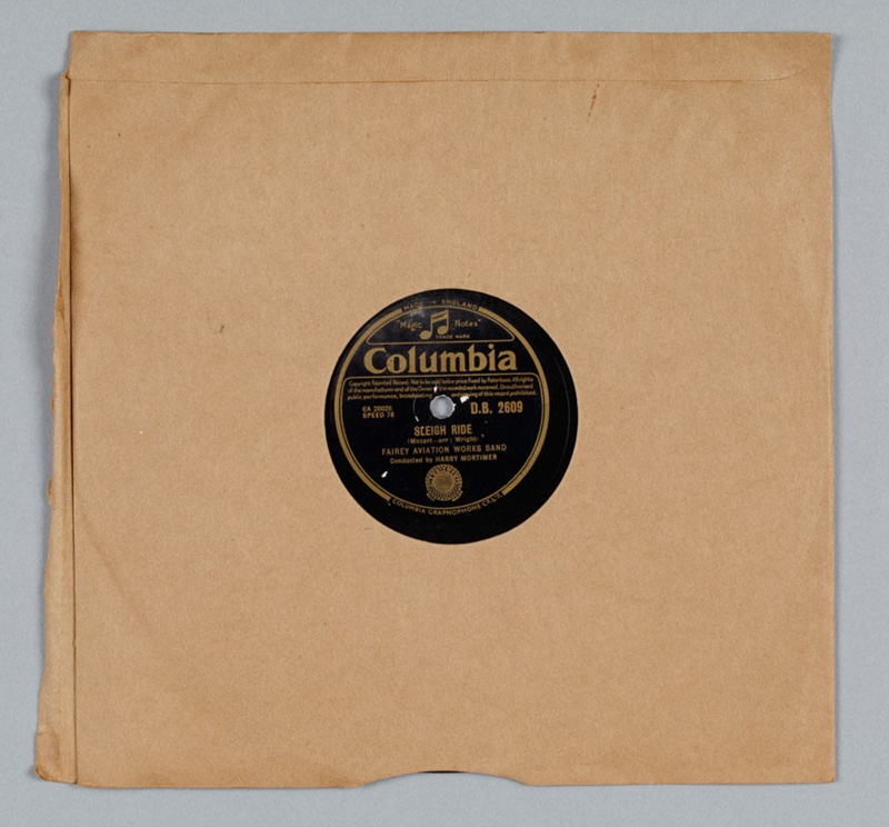 Gramophone Record; Columbia Graphophone Co. Ltd; [?]; MT1996.133.2.7 ...