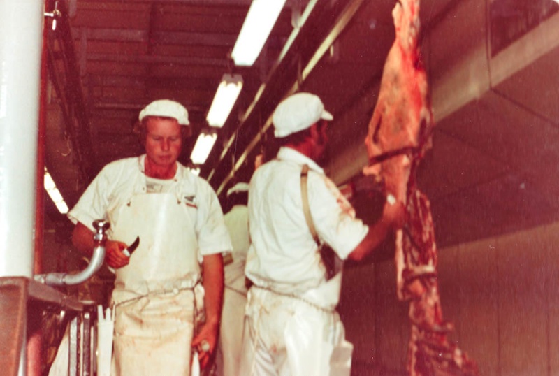 Photograph [Beef Boning Room, Mataura Freezing Works]; Green,Trevor; 03 ...