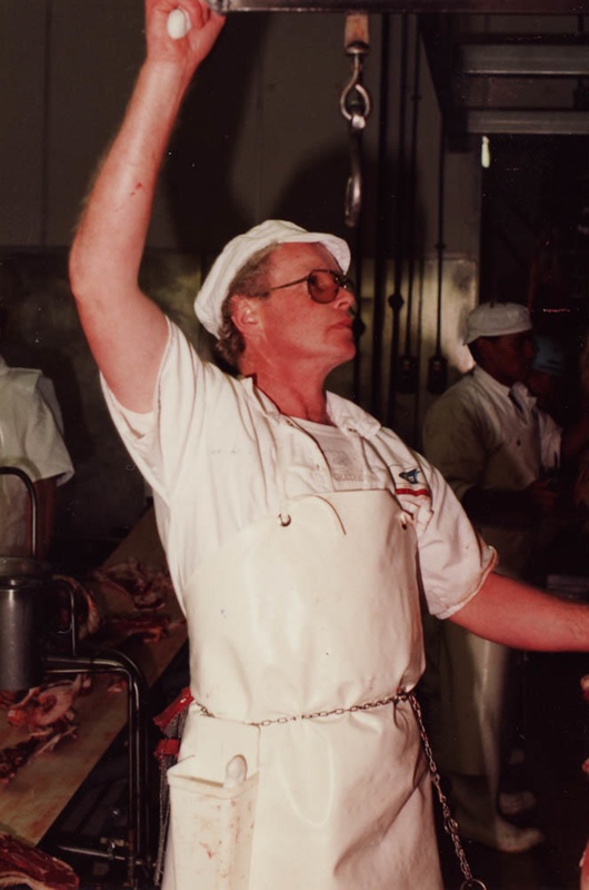 Photograph [Beef Boning Room, Mataura Freezing Works]; Green,Trevor; 19 ...