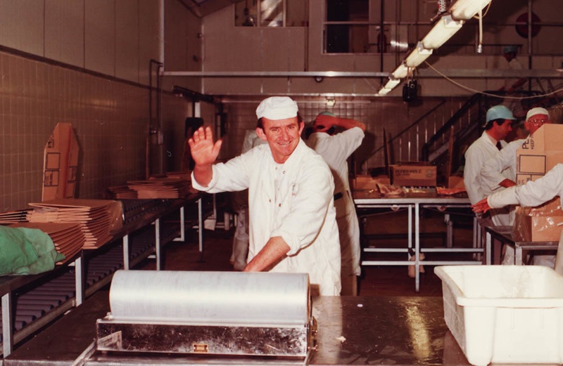 Photograph [Beef Boning Room, Mataura Freezing Works]; Green,Trevor; 25 ...