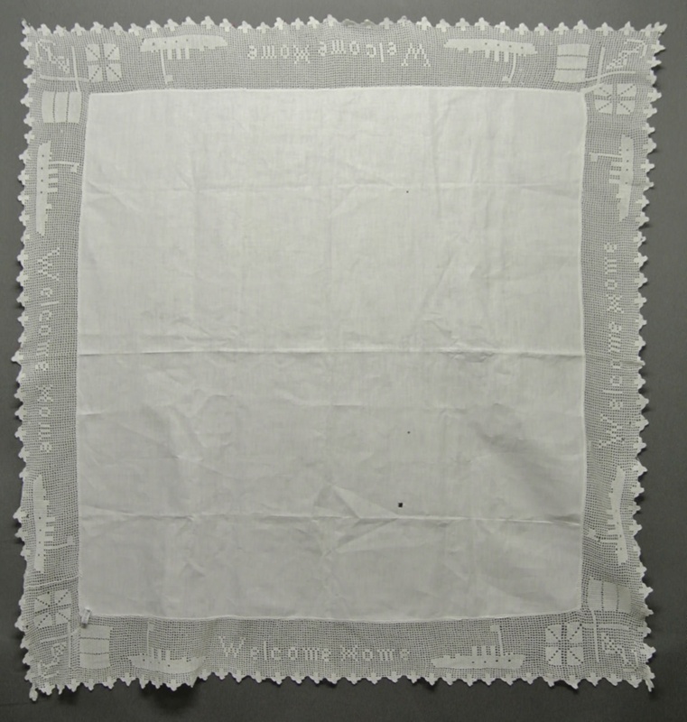 First World War patriotic tablecloth; QWHA HL 95 104 | eHive