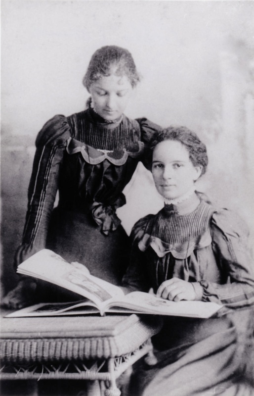 TEA CLOTH made by Sarah Hooper (nee Pickles). Sarah is pictured ...