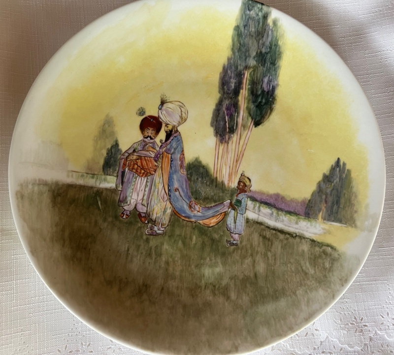 Plate - hand painted; c.1930; QWHA96-DR-066 | eHive