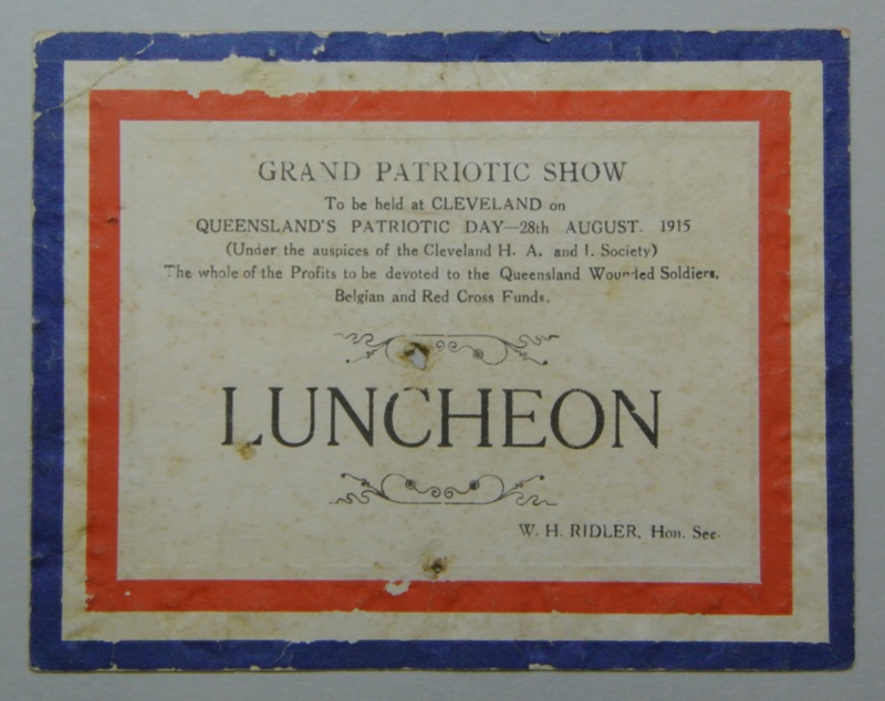 First World War invitation card ; 1915; QWHA2015-53 | eHive