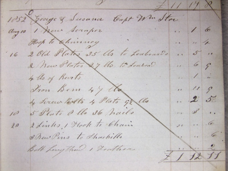 Edward Fisher Day Book; Edward Fisher; 1850's; CBF D 1050 | eHive