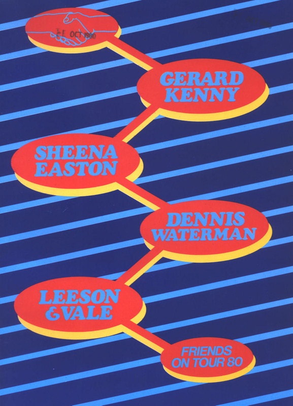 PROGRAMME MUSIC FRIENDS ON TOUR SHEENA EASTER DENNIS WATERMAN; OCT 1980 ...