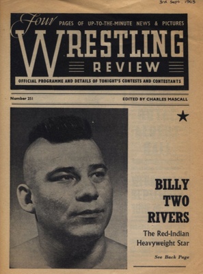 PROGRAMME WRESTLING BILLY TWO RIVERS; SEP 1963; 196309BC | eHive