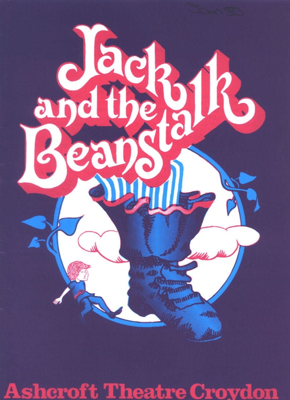 PROGRAMME PANTO JACK AND THE BEANSTALK ROBERT ALDOUS; JAN 1980 ...