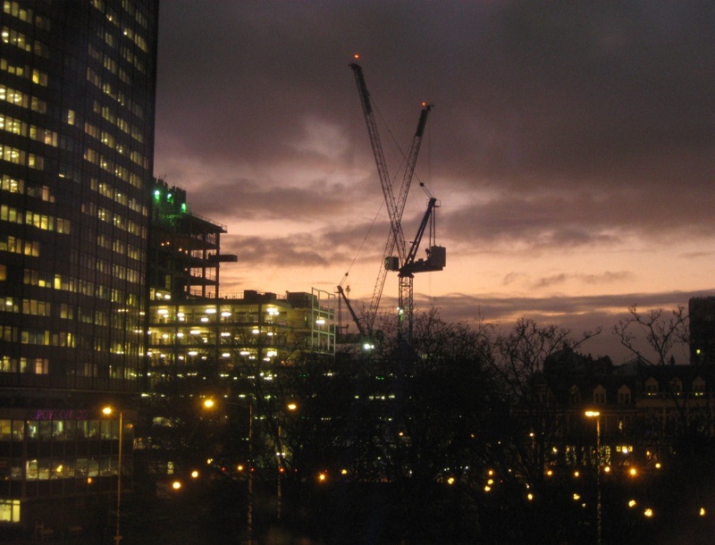 PHOTO OF THE NEW CROYDON COUNCIL BUILDING BEING CONSTRUCTED; JAN 2012 ...
