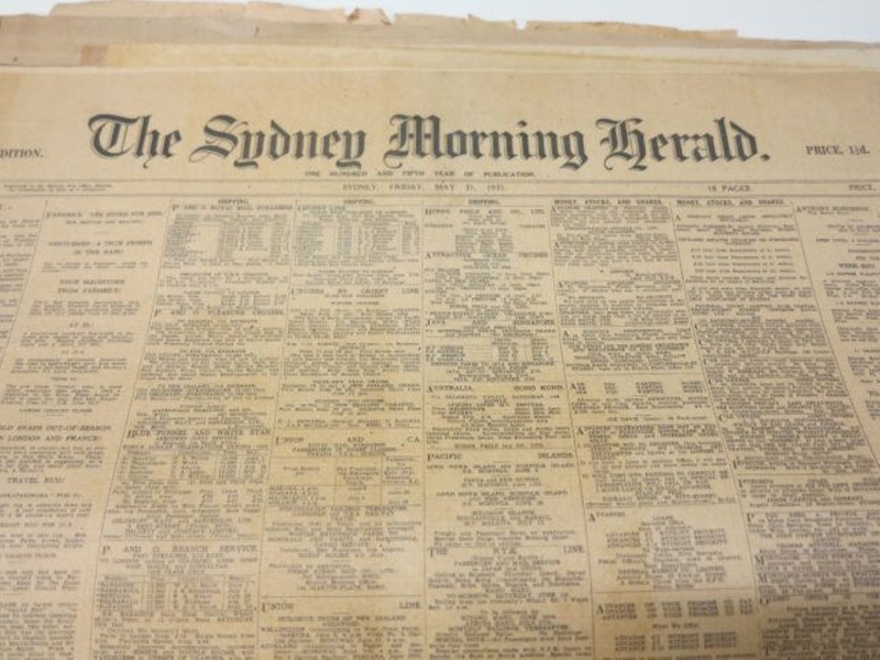 1935 Sydney newspaper collection. | eHive