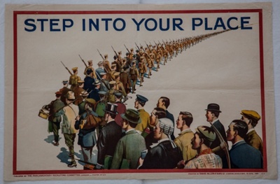 World War 1 Recruitment Poster. ; David Allen & Sons Ltd; 1915; 2014.93 ...