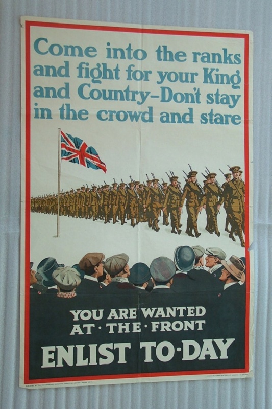 World War 1 Poster; Roberts & Leete, London; 1914-1916; 2014.93.14 | eHive