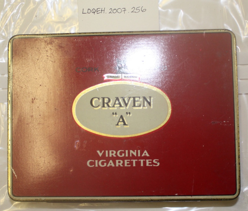 Tin Cigarette Box Craven 'A' ; LDQEH.2007.256 | eHive