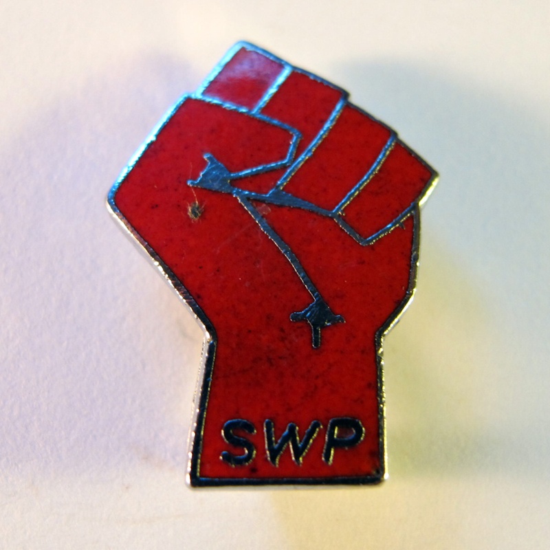 Socialist Workers Party membership badge; c.1993; BA019 | eHive