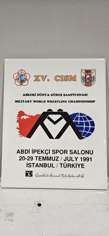 Van Stokes - Turkey Military World Wrestling Championship Award ; M2143 ...